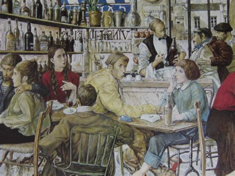 Yahooオークション 藤田嗣治 【linterieur Du Cafe】 希少な額装用