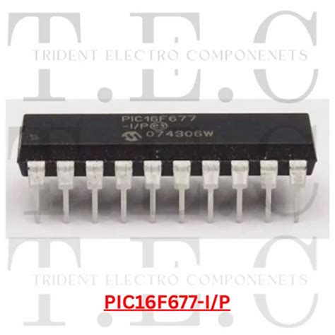 Pic16f677 Ip Microchip Original At Trident Electro Components At ₹ 30