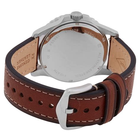 Fossil Quartz Three Hand Green Dial Mens Watch Fs5961 Watches Fossil Blue Jomashop