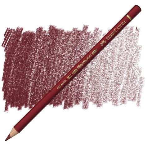 Карандаш цветной Faber-Castell Polychromos 217 Красный кадмий, цвет ...
