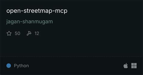 Openstreetmap Mcp Server Glama