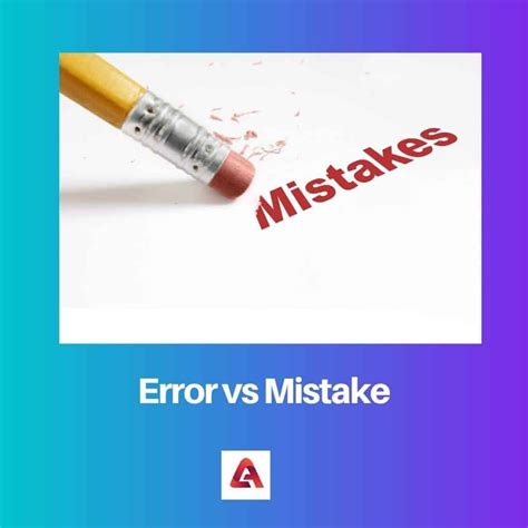 Error Vs Error Diferencia Y Comparación