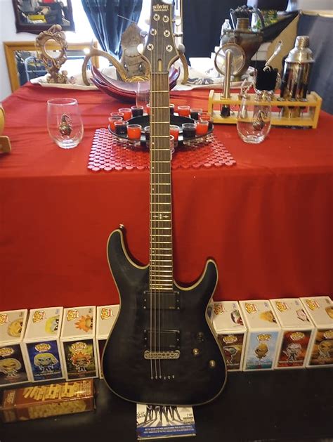 Schecter Platinum Diamond Series 2015 Translucent Black Reverb