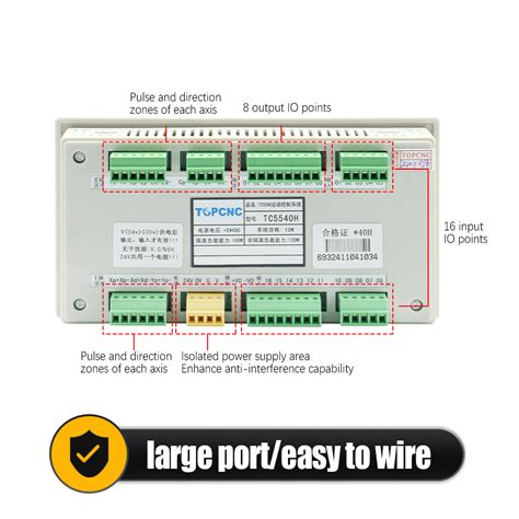 Hltnc Tc55h Motion Controller G Code 1 4 Axis 150khz Speed Control Pro