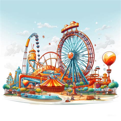 Theme Park Illustration