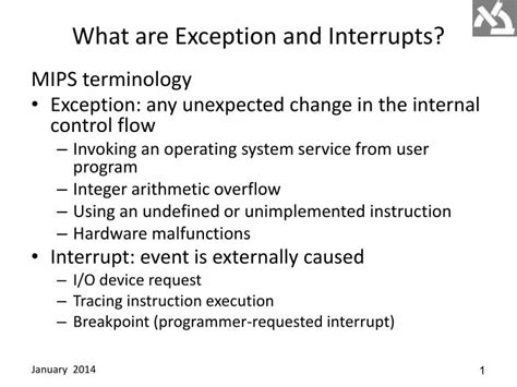 PPT What Are Exception And Interrupts PowerPoint Presentation Free