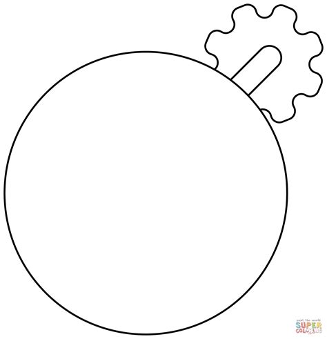 Bomb Emoji De Colorat Desene De Colorat Gratis