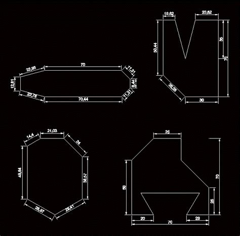 Geometric Figures DWG Block For AutoCAD Designs CAD