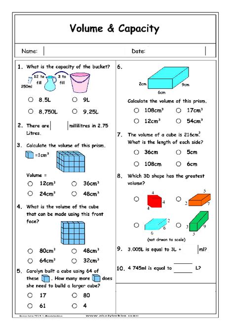 Volume Problem Solving Studyladder Interactive Learning Games
