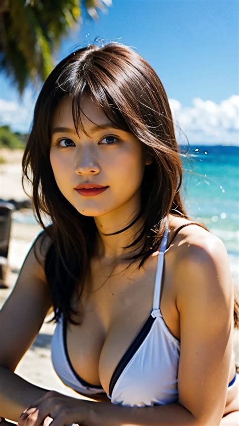 Big Breasts Bikini Seaart Ai