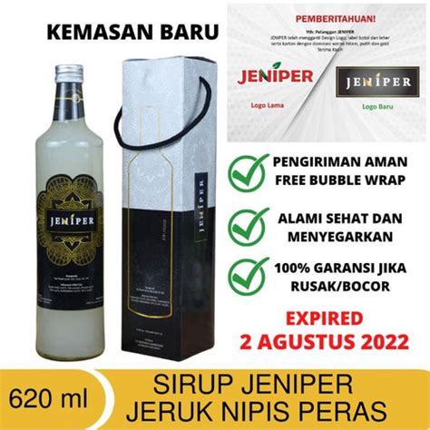 Jual Jeniper Jeruk Nipis Peras Sirup Kemasan Ml Ready Jakarta Barat Vitasya Store