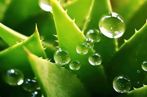 Premium AI Image | Fresh aloe vera gel
