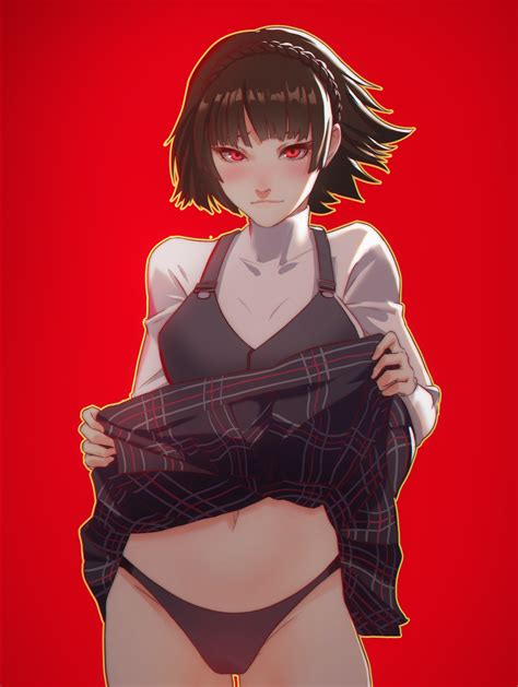 Niijima Makoto Persona And 1 More Drawn By Pomelomelon Danbooru