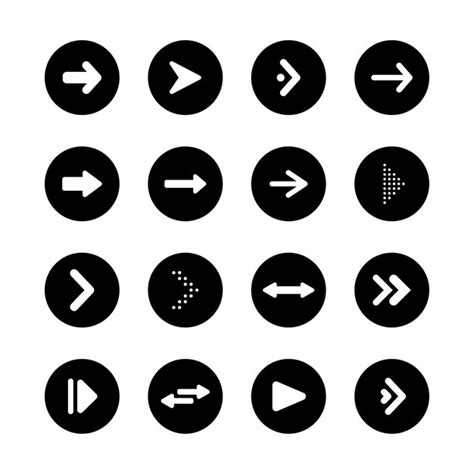 Premium Vector Arrow Vector Design Icon Collection And Collection Of Pointers