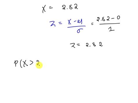 Solved Suppose X N216 Use The Standard Normal Table To Compute P 1