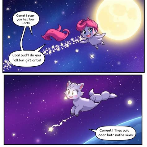 Luna And Comet A Cosmic Adventure