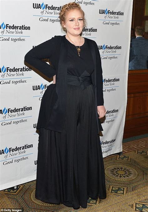 Adele Shows Off Amazing Figure In Tight Black Mini On 32nd Birthday
