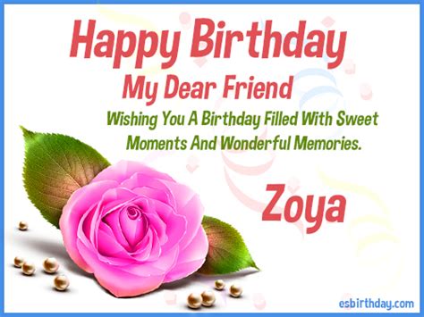 Get Inspired For Happy Birthday Zoya Name Image Photos
