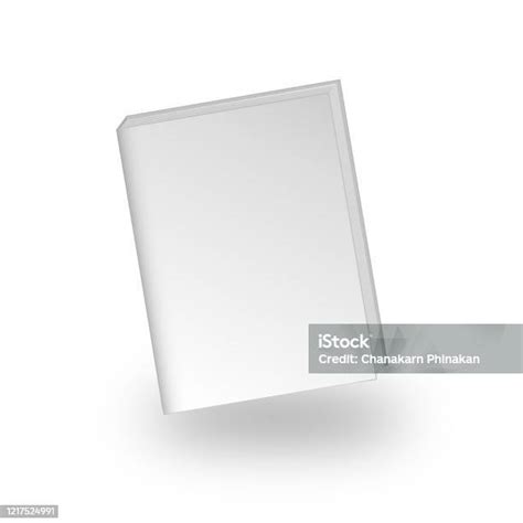 흰색 배경에 빈 책 커버 모형 0명에 대한 스톡 벡터 아트 및 기타 이미지 0명 3차원 형태 가리기 Istock