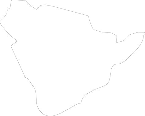 Kabale Uganda Outline Map Vector Art At Vecteezy