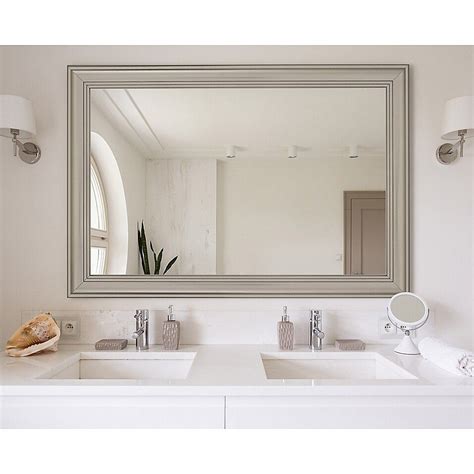 Hitchcock Butterfield Pewter Tiered Step Mirror Bed Bath And Beyond