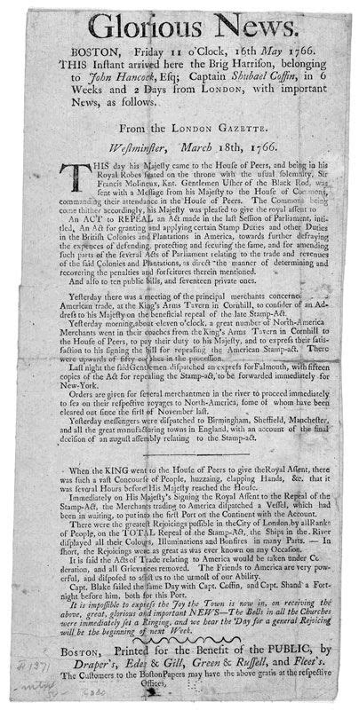 Stamp Act Document