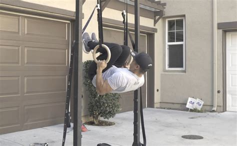 Front Lever Tuck Ring Rows The Body Dojo
