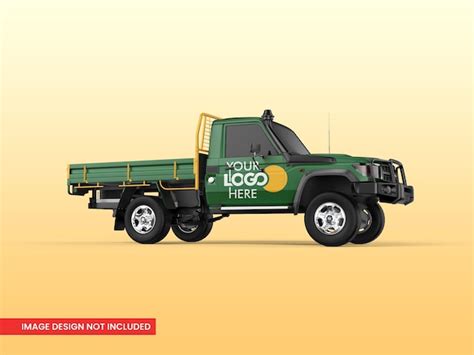 Premium Psd Crossover Suv Front View Mockup Template