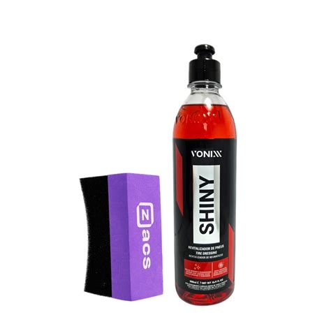 Kit Est Tico Vonixx Pneu Pretinho Shiny Aplicador Para Pneu Bordipe As