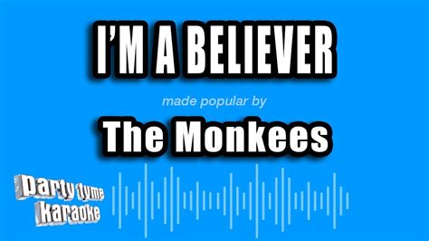 The Monkees I M A Believer Karaoke Version YouTube