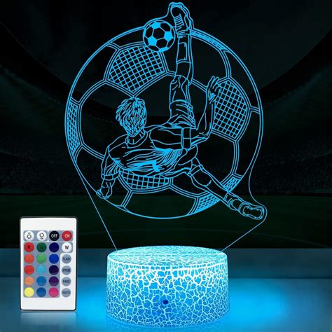 Magiclux Portugal Fußballer Nr Nachtlicht D Optische Täuschung Lampe mit Fernbedienung