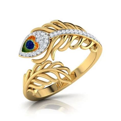 Anniversary Womens Peacock Feather Ring At ₹ 3000piece In Ayodhya