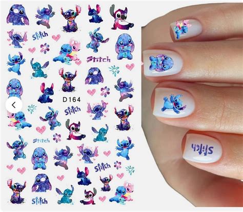 Set Of 3d Nail Decals Nail Art Stickers Etsy