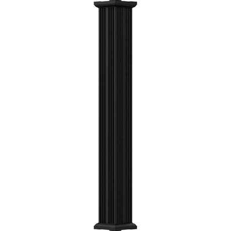 Afco 8 X 5 1 2 Endura Aluminum Column Fluted Square Shaft Load Bearing 23 000 Lbs Non