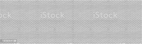 밝은 회색 벽돌의 긴 벽돌 벽 디자인에 대한 추상적 배경입니다 텍스트의 배경입니다 공간을 복사합니다 파노라마 벽돌 담에 대한 스톡 사진 및 기타 이미지 Istock