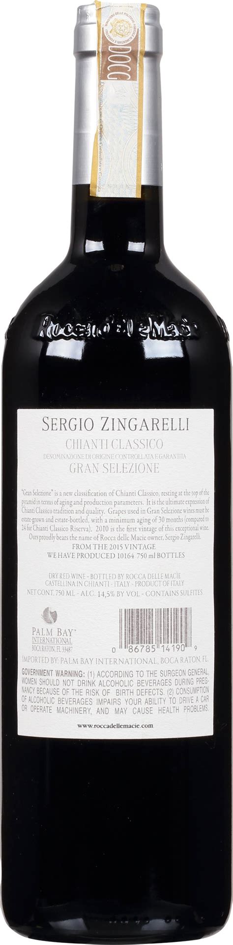 Famiglia Zingarelli Sergio Zingarelli Chianti Classico Docg Gran Selezione