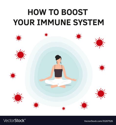 Immune System Boost Health Royalty Free Vector Image