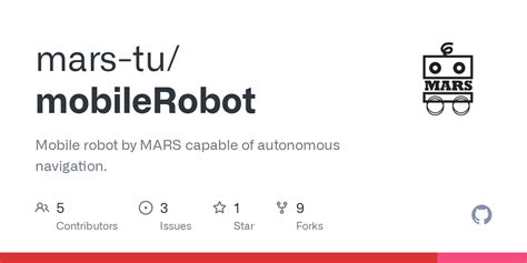GitHub Mars Tu MobileRobot Mobile Robot By MARS Capable Of