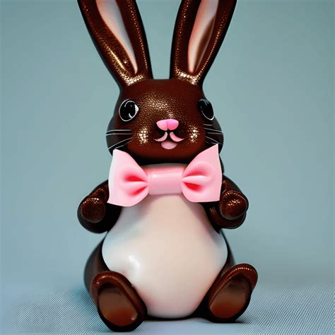 Chocolate Bunny Kawaii Chibi Graphic Creative Fabrica