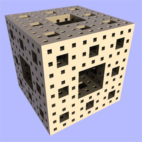 3ds Max Menger Sponge Mht 01