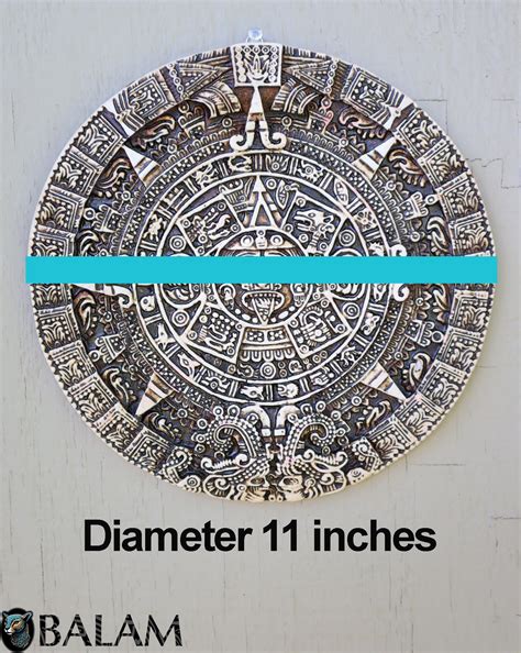 Resin Aztec Calendar Wall Art Calendario Azteca Sacrificio Maya