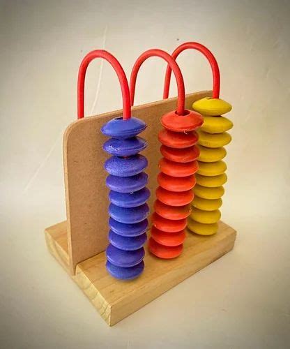 Wooden Educational Toy Mini Abacus 3 Loop At ₹ 60 Piece Ambala Road Saharanpur Id