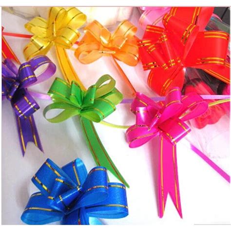 Jual Pita Serut Tarik 30mm Pita Kado Panjang 47 Cm Per Pack Isi 10