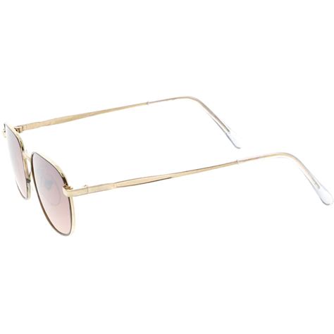 Small True Vintage Slim Square Mirrored Driving Lens Sunglasses Zerouv