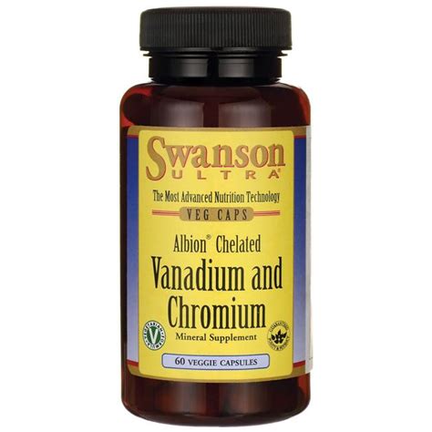 Vanadium and Chromium, Albion Chelated - Alternative Medicine Solution