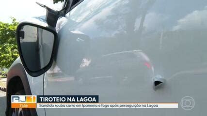 Furto de carro termina em perseguição policial e tiroteio na Lagoa na