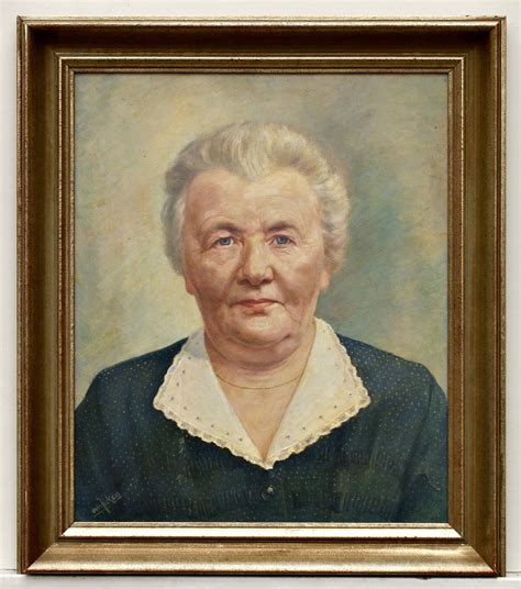 Portret Starszej Kobiety PrzepiĘkny Obraz Olejny 12604973702