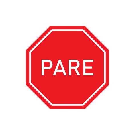 Pare icono de señal de tráfico para diseño gráfico logotipo sitio web