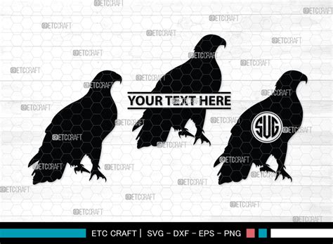 Eagle Monogram Eagle Silhouette Graphic By Pixel Elites · Creative Fabrica