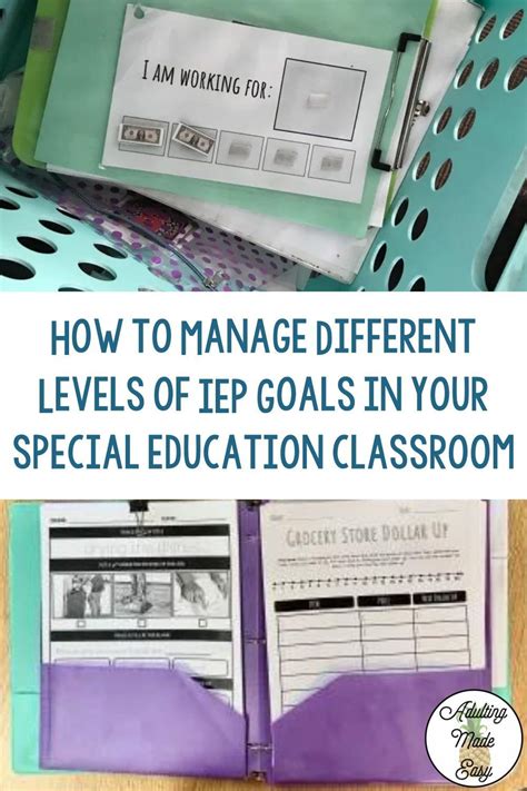 Managing Different Levels Of Iep Goals Data Collection Artofit